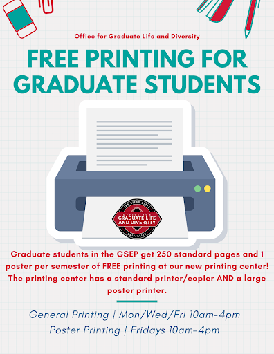 Graduate Printing Center | Student Affairs and Campus Diversity | SDSU